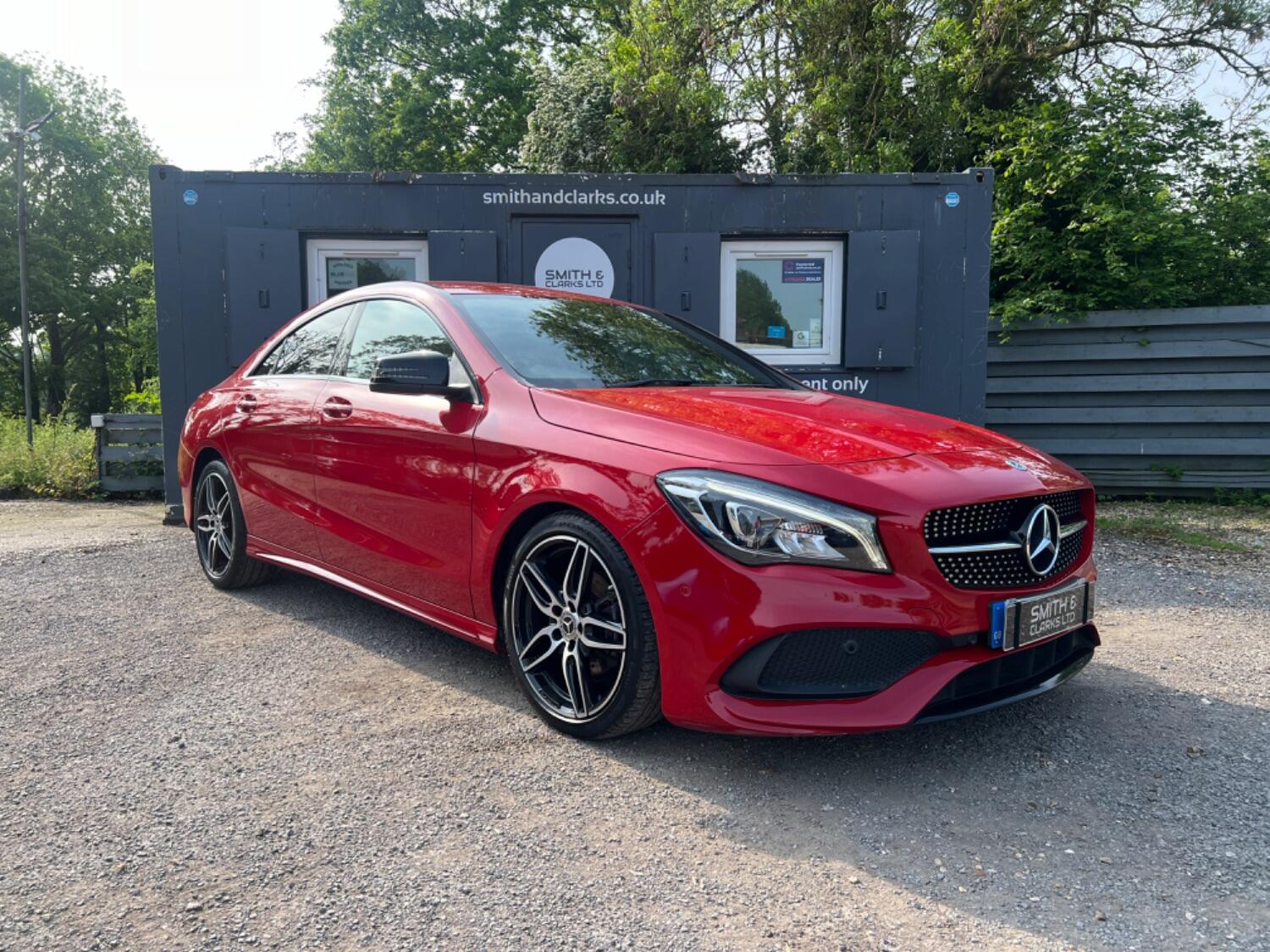 SOLD - Used MERCEDES-BENZ CLA 2017 Red in Andover, Hampshire | Smith ...