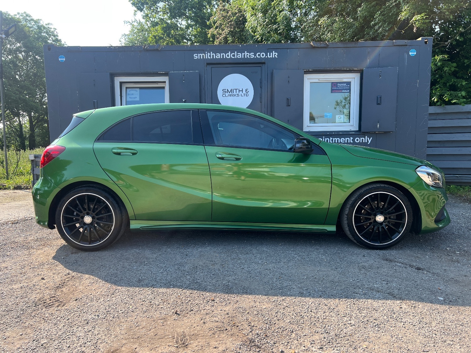 SOLD - Used MERCEDES-BENZ A CLASS 2016 Green in Andover, Hampshire ...