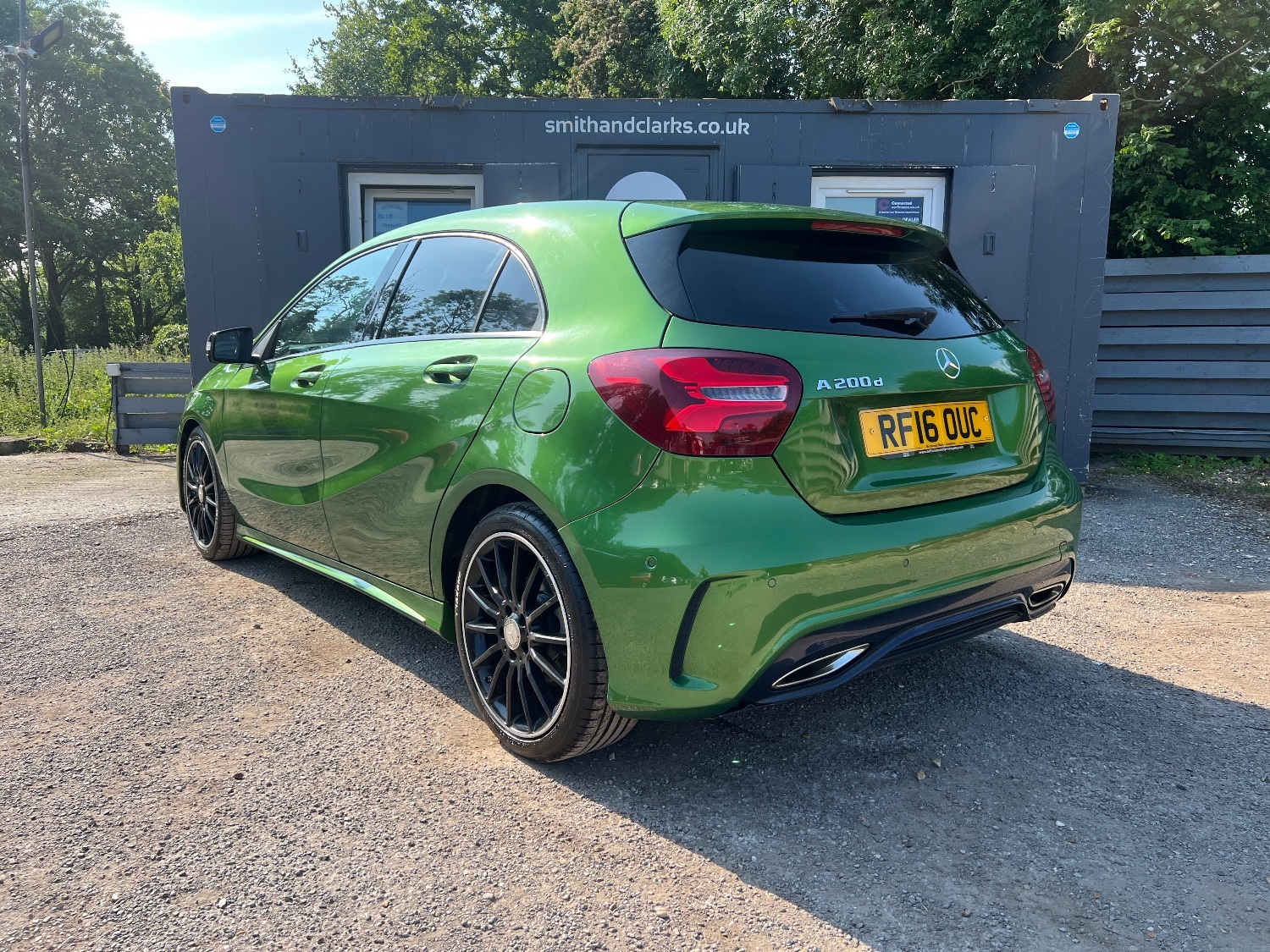 SOLD - Used MERCEDES-BENZ A CLASS 2016 Green in Andover, Hampshire ...